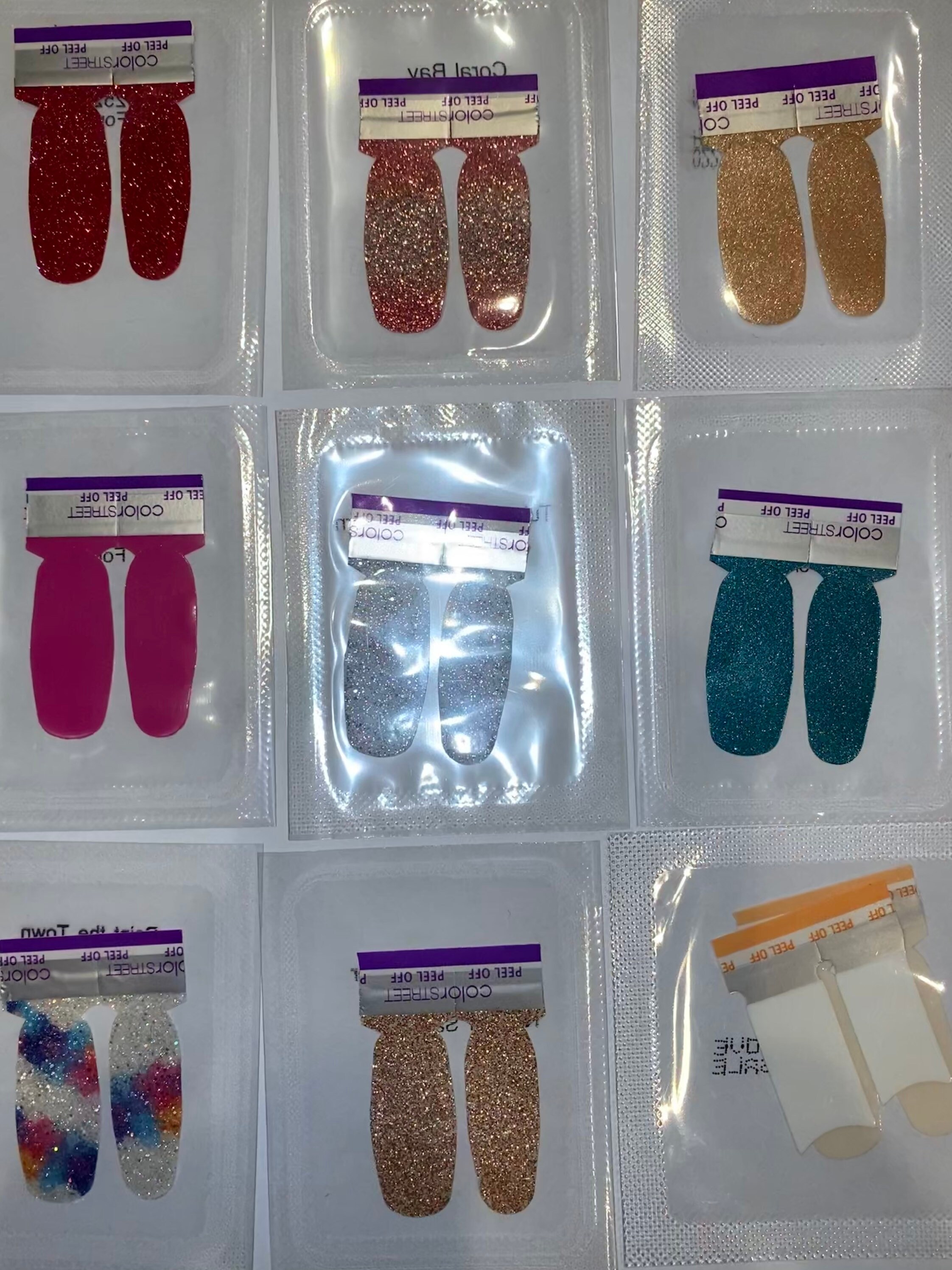 Color Street Twosie Combo Pack C 9 Pairs - Etsy