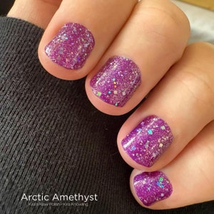 Arctic Amethyst (purple Polish With Holographic Glitter) Color Street ...