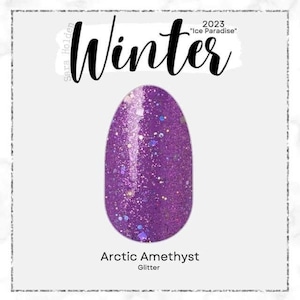 Arctic Amethyst (purple Polish With Holographic Glitter) Color Street ...