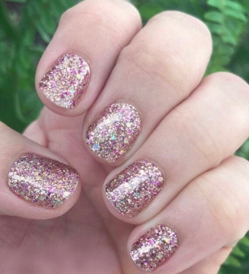 Color Street Glitter 100% Real Nail Polish Strips - Etsy