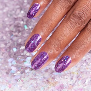 Arctic Amethyst (purple Polish With Holographic Glitter) Color Street ...