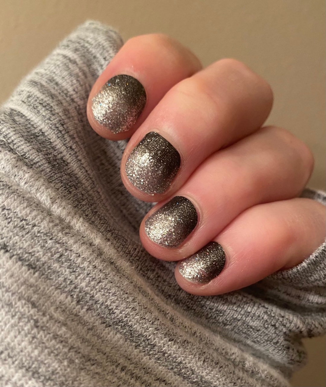 Underground Magic Color Street Retired Nail Strip Set (black and Silver ...