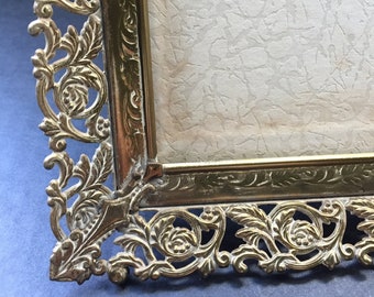 Gold filigree frame | Etsy