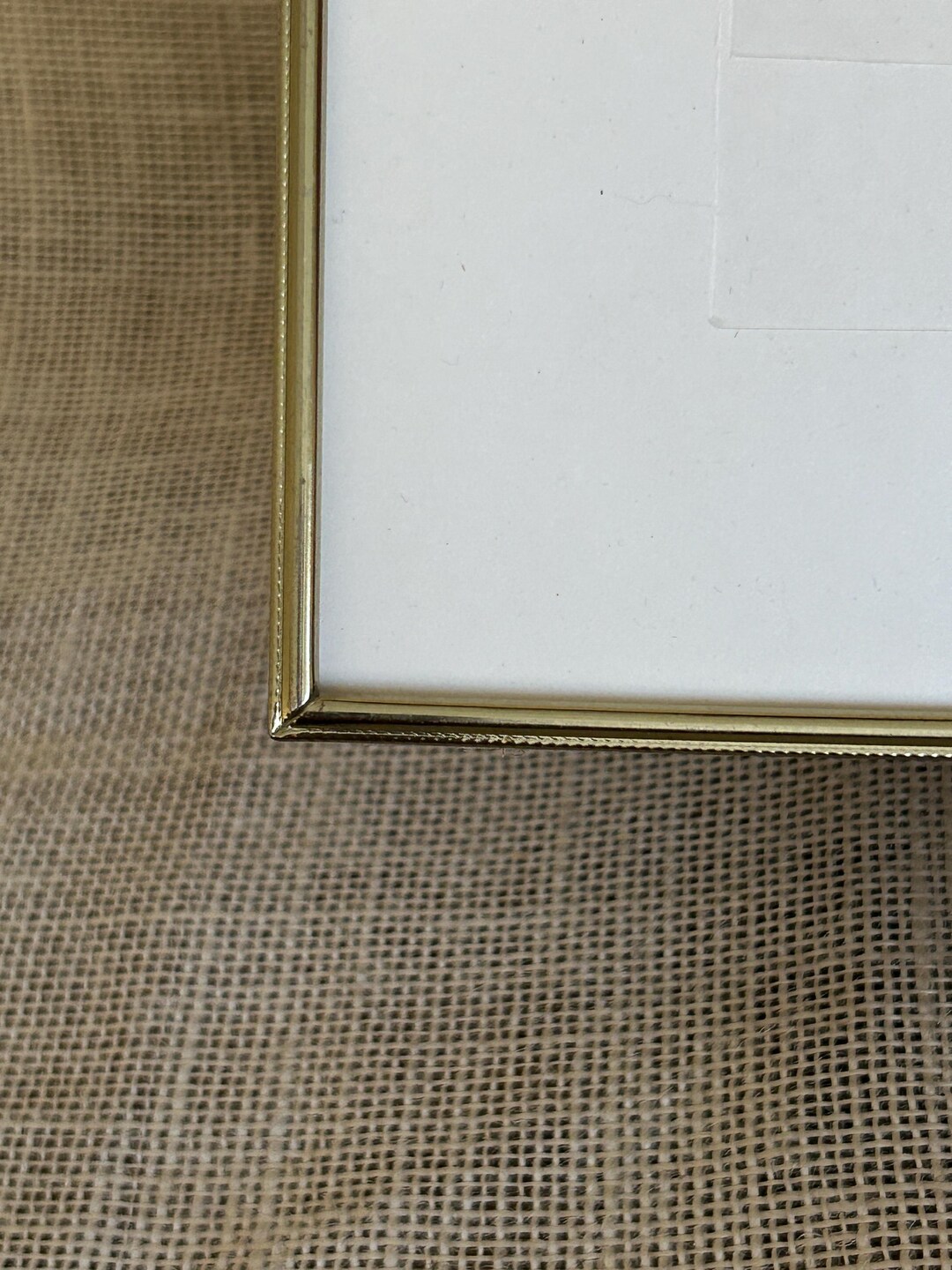 Vintage 8 X 10 Gold Metal Picture Frame8 X 10 Tabletop Easel-back ...