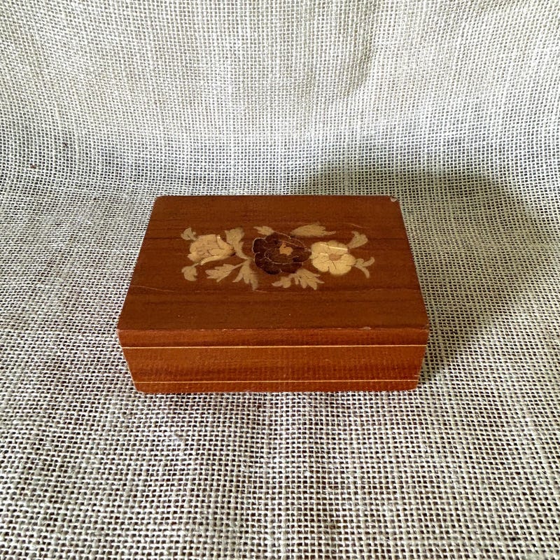 Wood Inlay Box Sorrento - Etsy