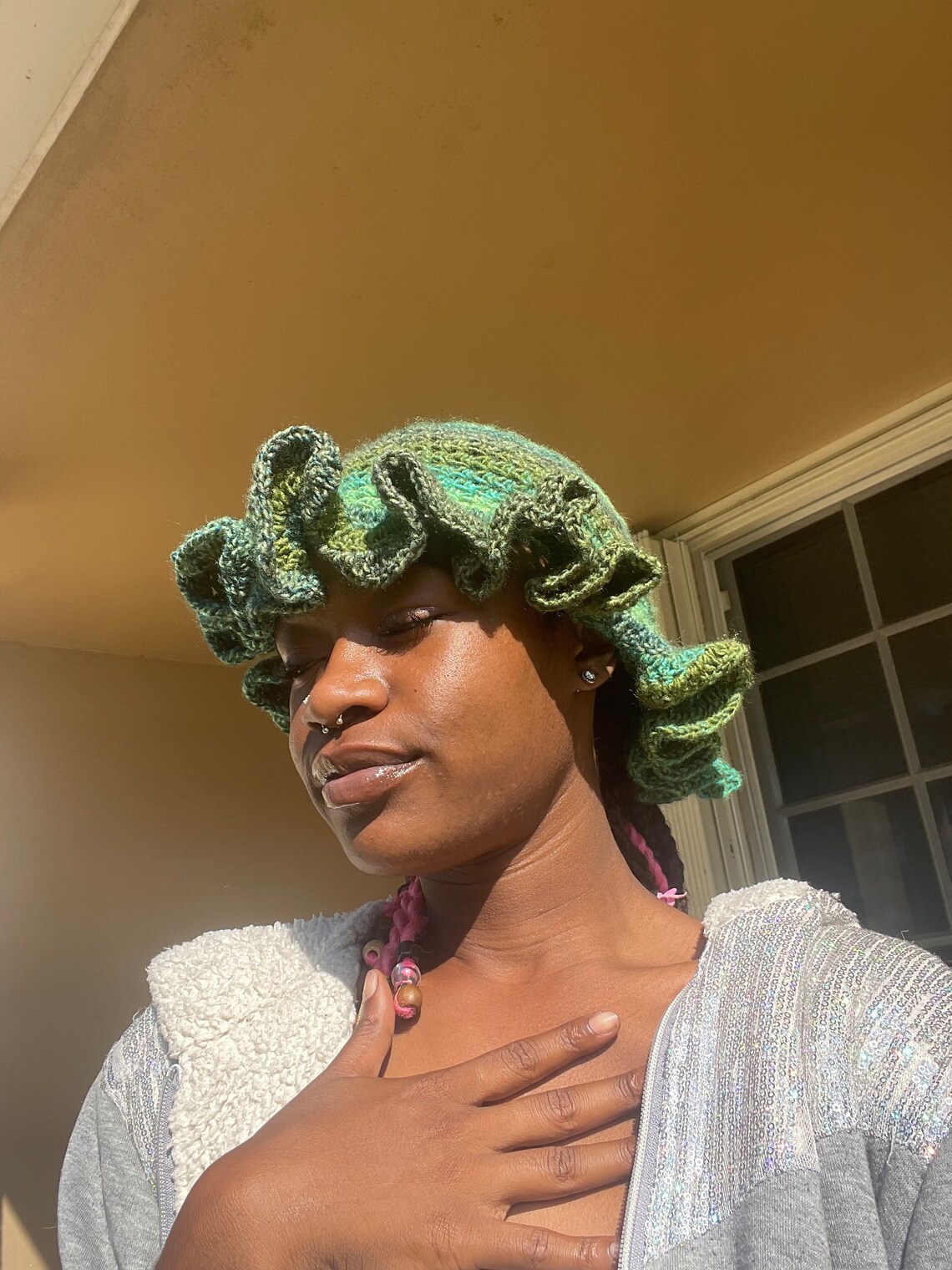 Crochet Ruffle Bucket Hat, Summer Hat, Unisex Hat - Etsy