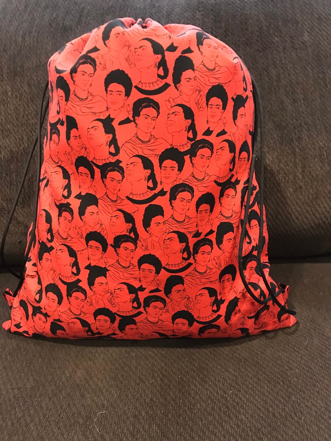 Frida Kahlo Drawstring Backpack - Etsy