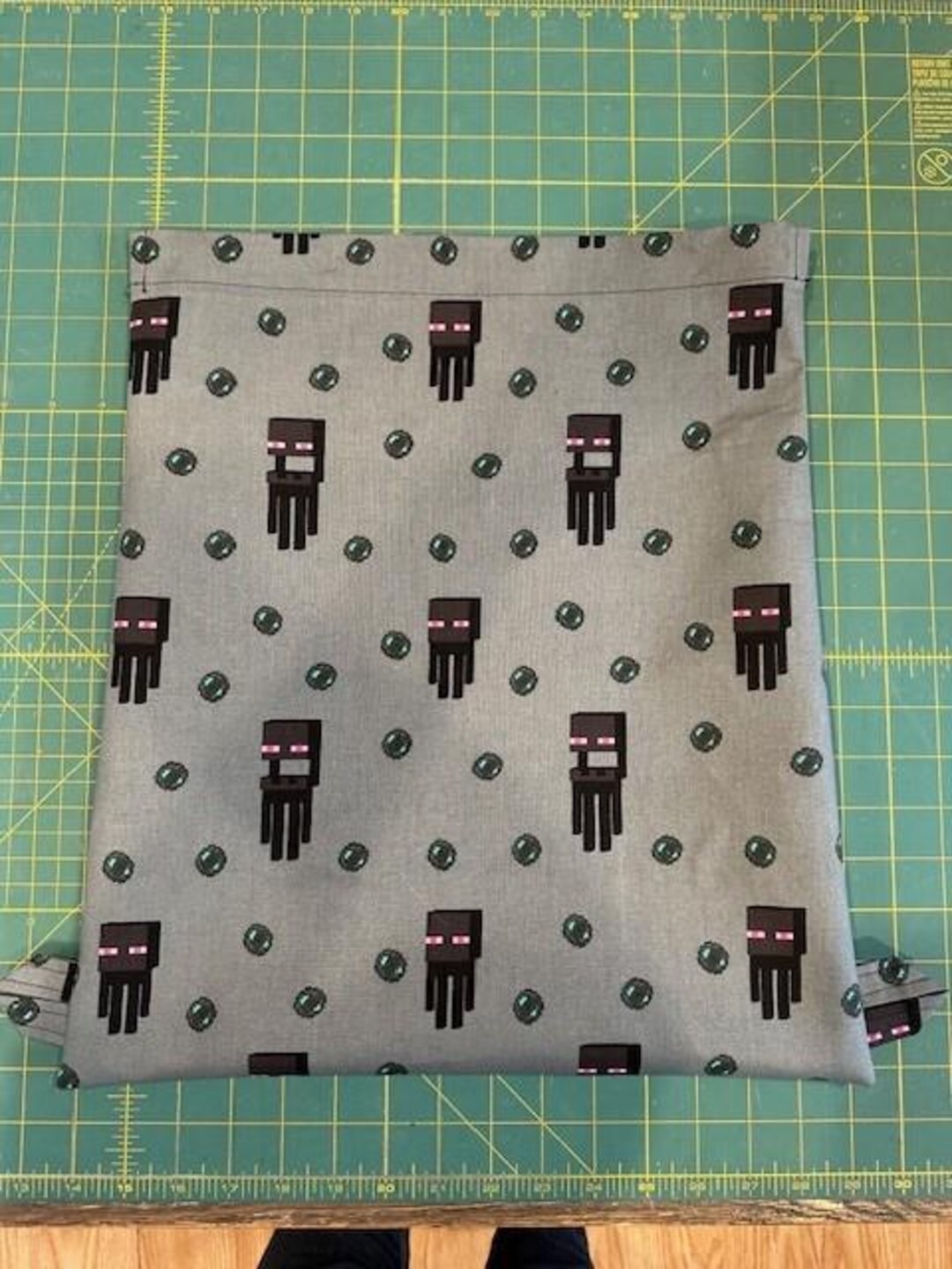 Minecraft Enderman Drawstring Backpack - Etsy