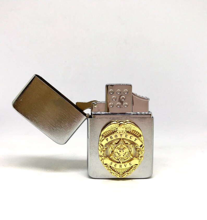 Law Enforcement Pocket Lighter Gold - Etsy