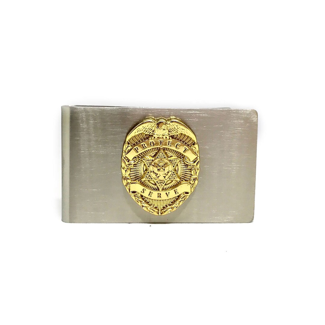Law Enforcement Money Clip – Gold - Etsy