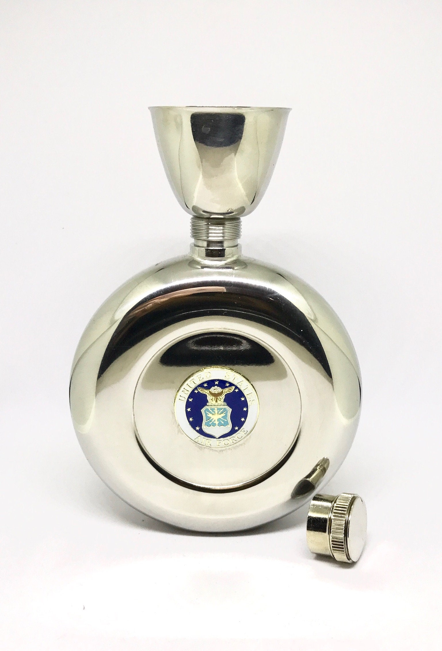 Air Force Flask With Air Force Wings - Etsy