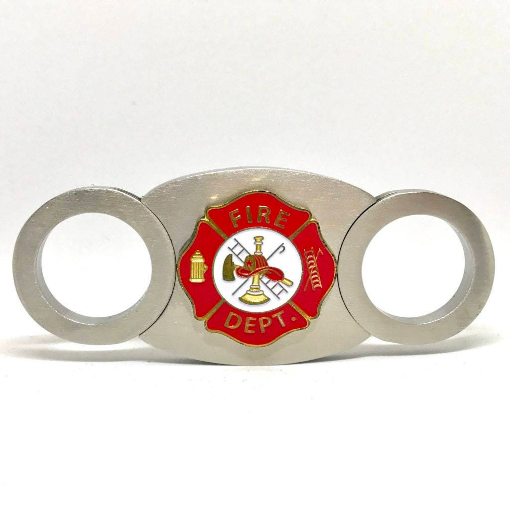 Fireman Cigar Cutter Red Enamel - Etsy