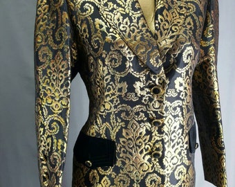 Gold evening jacket | Etsy