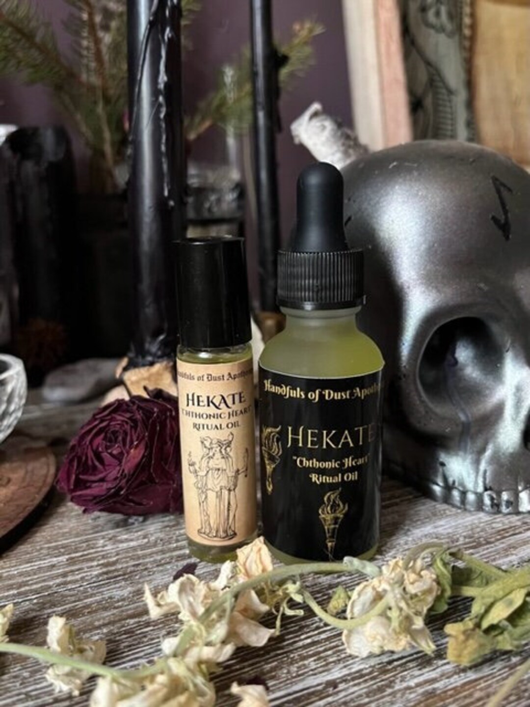 Hekate chthonic Heart Ritual Oil Goddess Heart Collection Goddess of ...