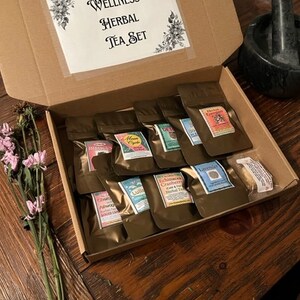 Loose Leaf Tea Variety Set or Wellness Herbal Tea Set - Etsy