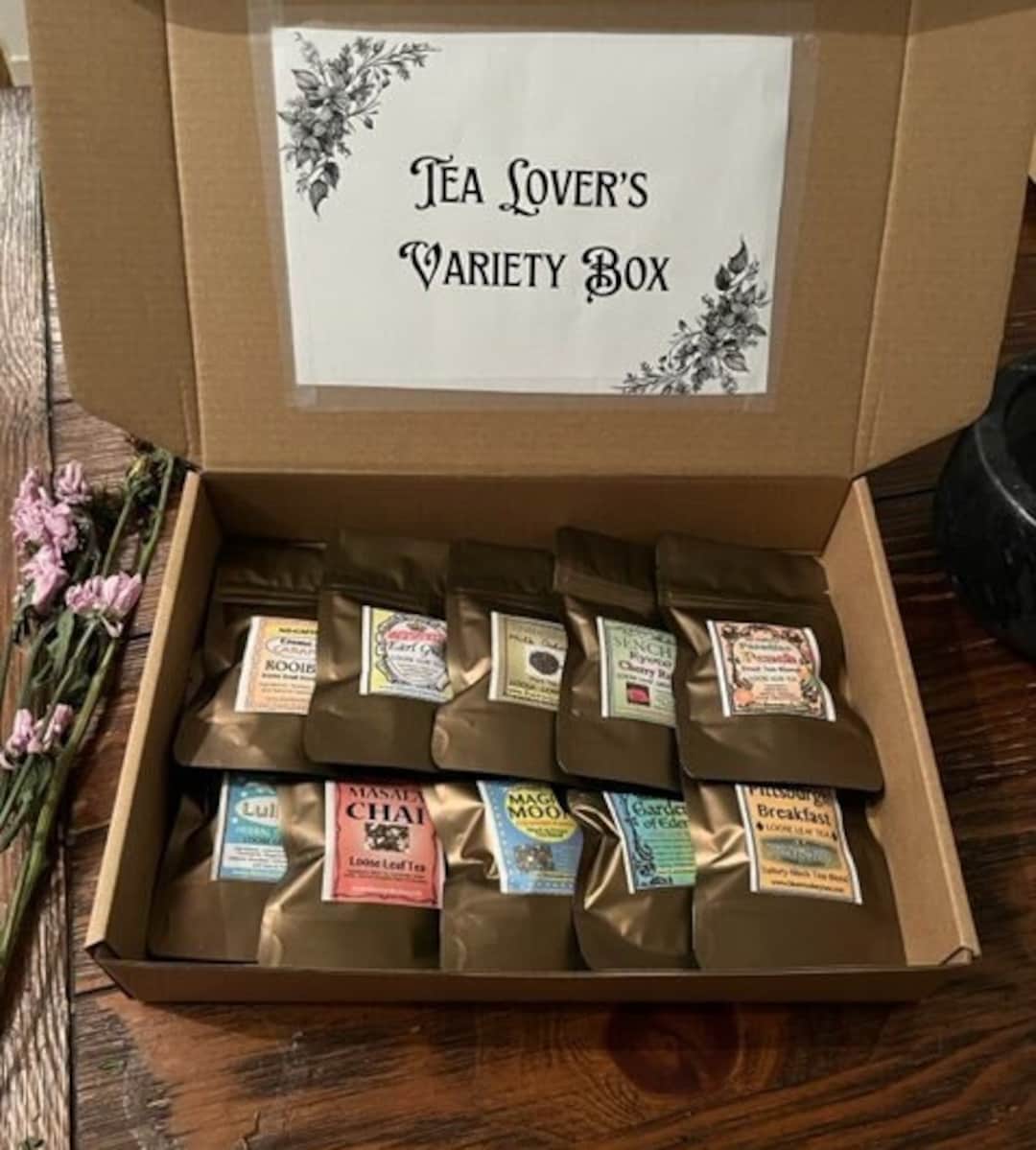 Loose Leaf Tea Variety Set or Wellness Herbal Tea Set - Etsy