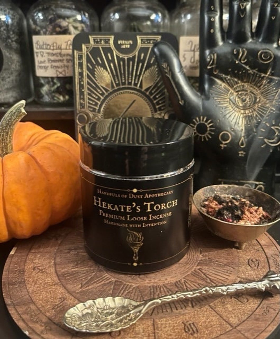 Hekate's Torch Incense // Dark Moon Full Moon - Etsy