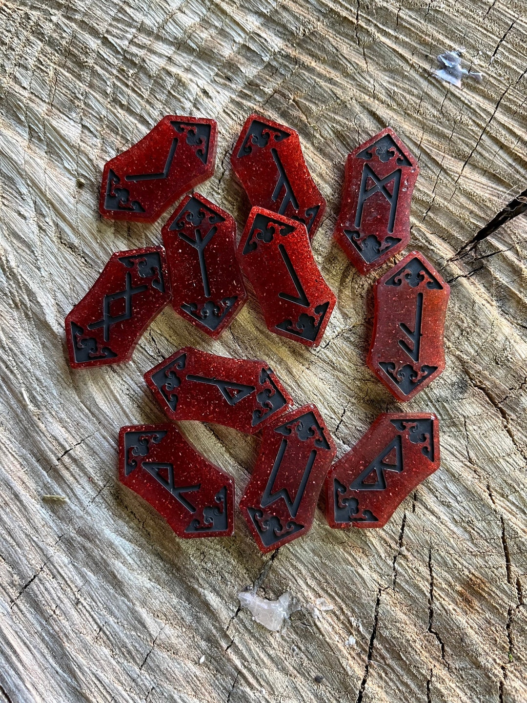 Dragon's Blood Runes Elder Futhark | Magick Witchcraft Heathen ...