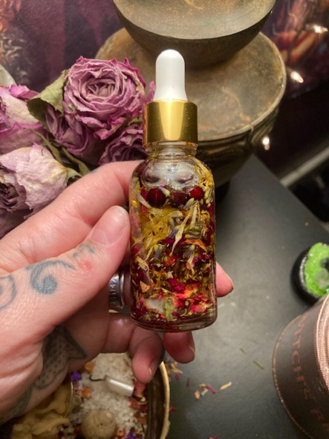 Gaia Oil Ritual Infused Oil Mother Earth Green - Etsy