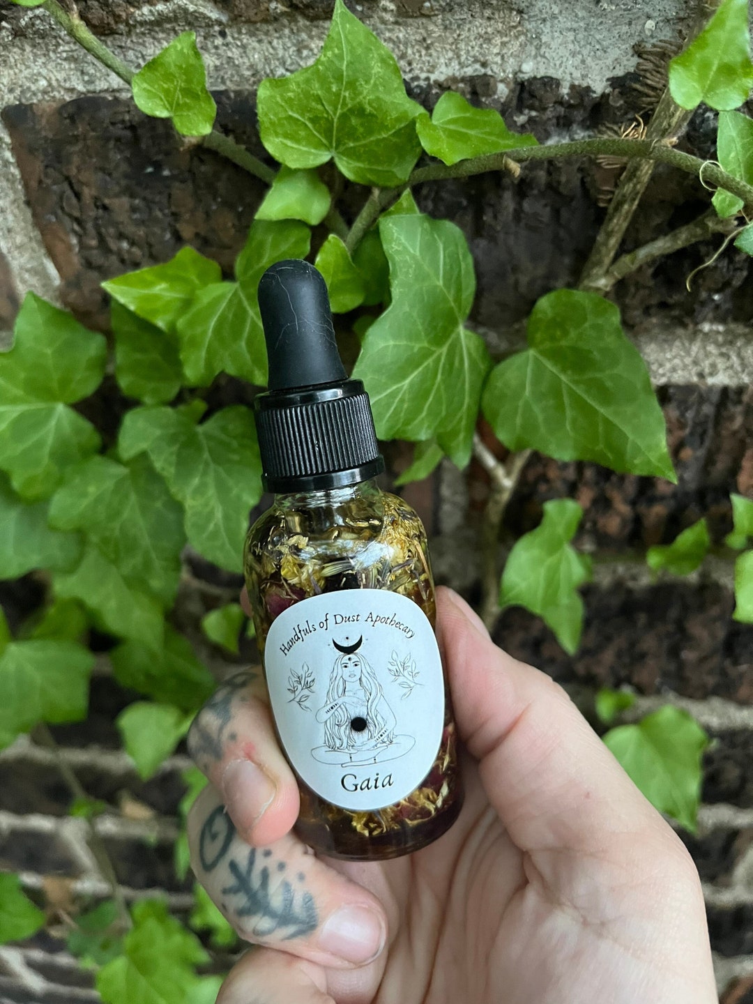 Gaia Oil Ritual Infused Oil, Mother Earth, Green Witch Witchcraft ...