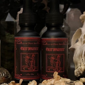 Necromancer Ritual Oil | Spirit Communication Speak Samhain Witchcraft ...