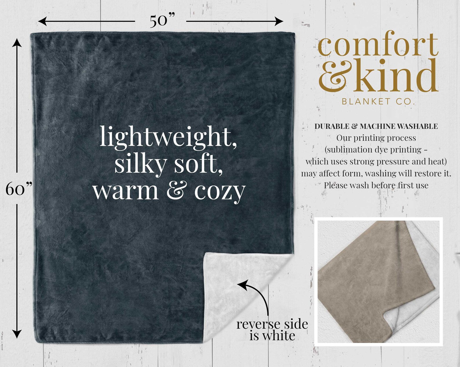 Custom Text Blanket Personalized Blanket for Adults Custom - Etsy