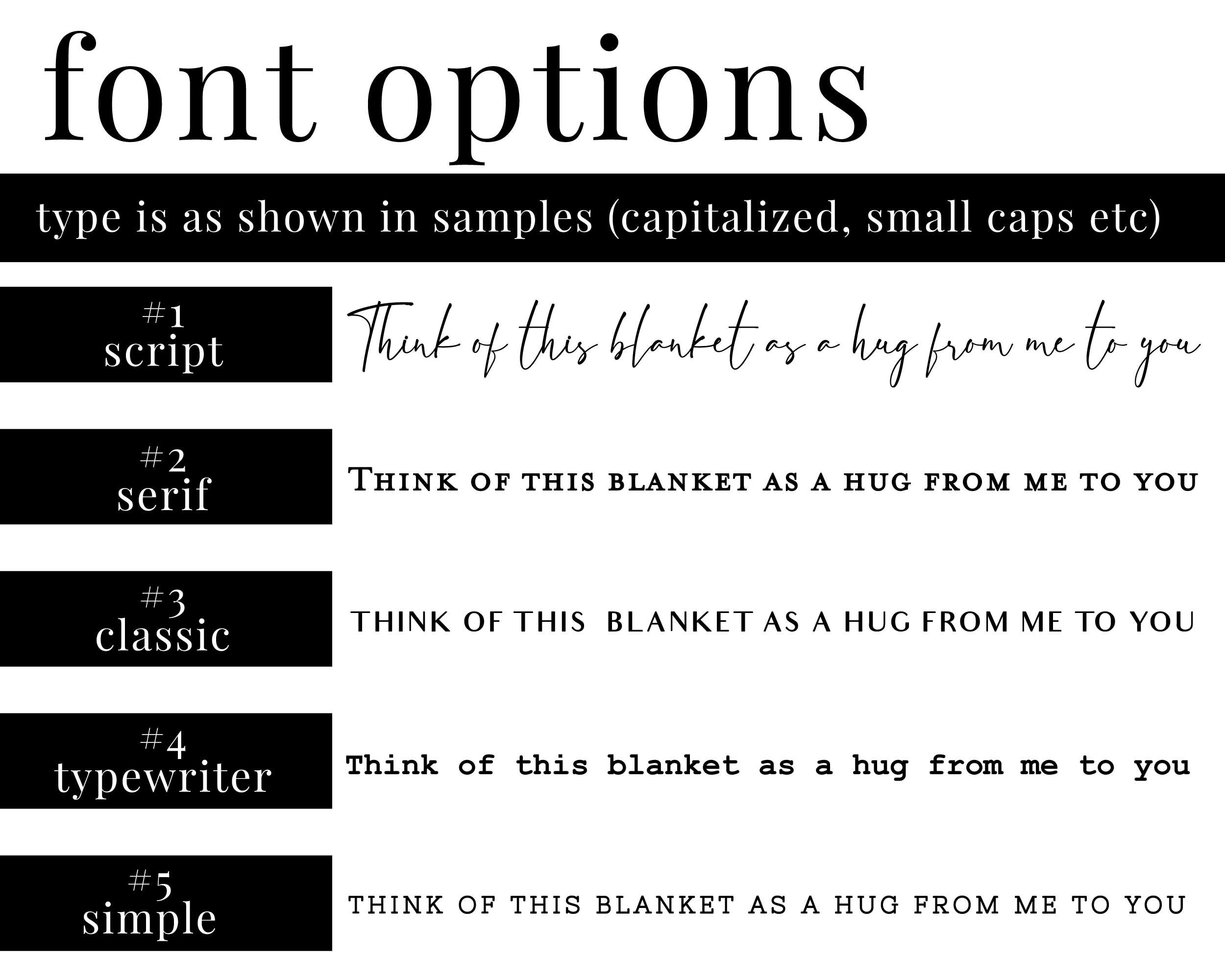 Custom Text Blanket Personalized Blanket for Adults Custom - Etsy