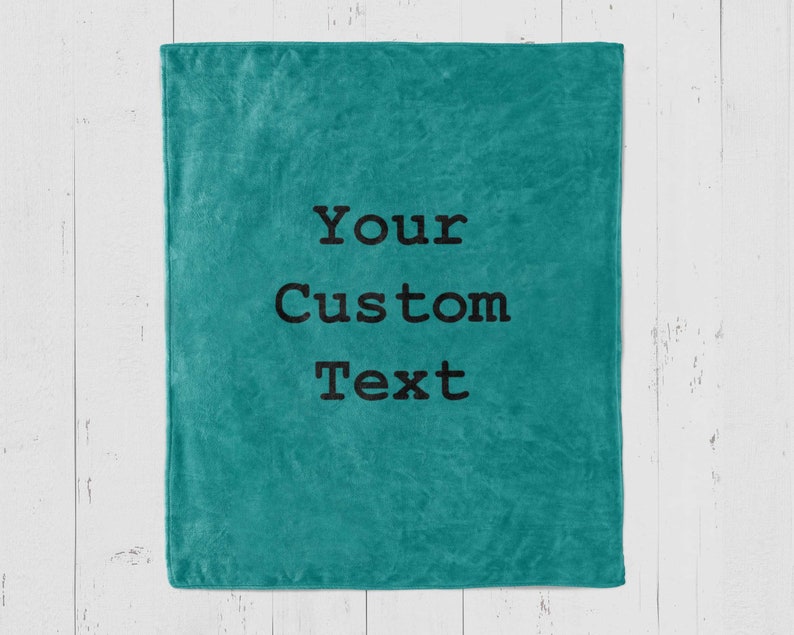 Custom Text Blanket Personalized Blanket for Adults Custom - Etsy