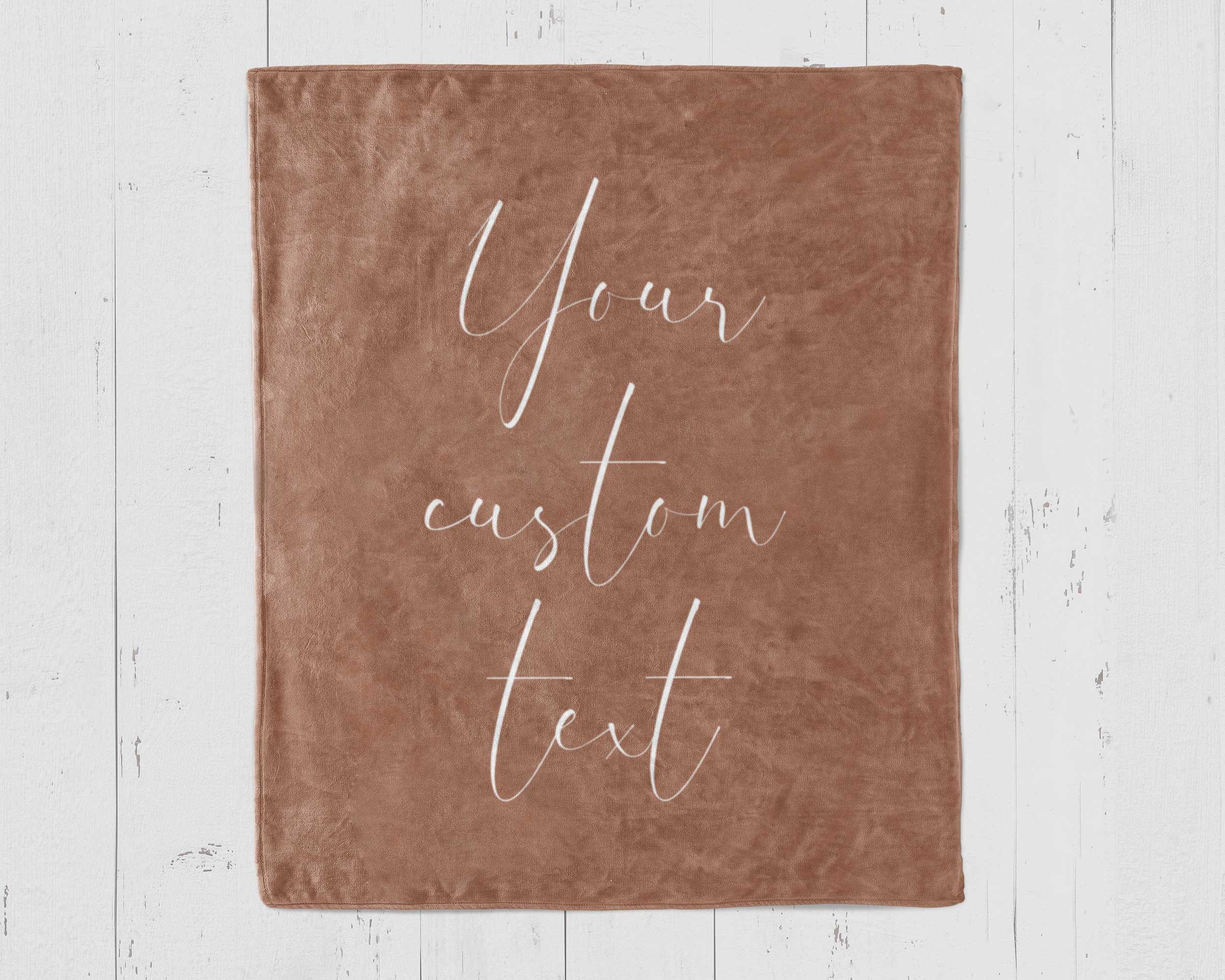 Custom Text Blanket Personalized Blanket for Adults Custom - Etsy