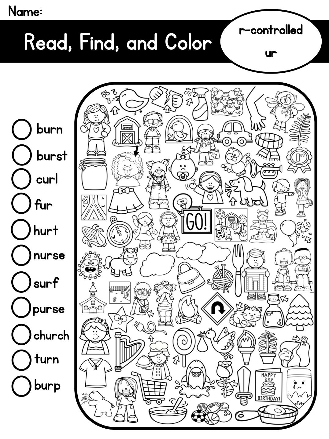 Open and R-controlled Vowel Syllables - I Spy Phonics - Sor Aligned - Etsy