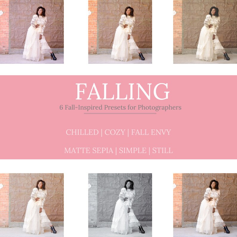 Falling | 6 Fall Inspired Presets - Etsy