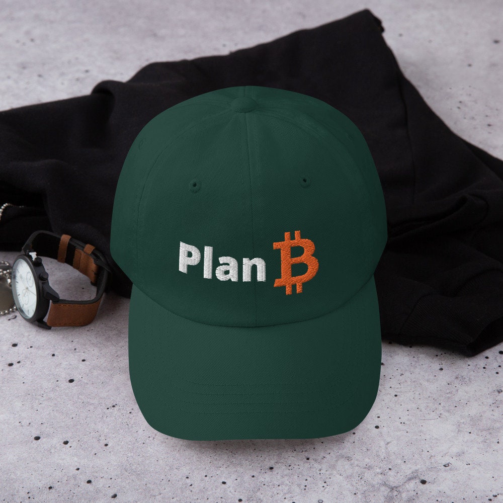 Plan B Bitcoin Dad Hat (non-distressed) - Etsy