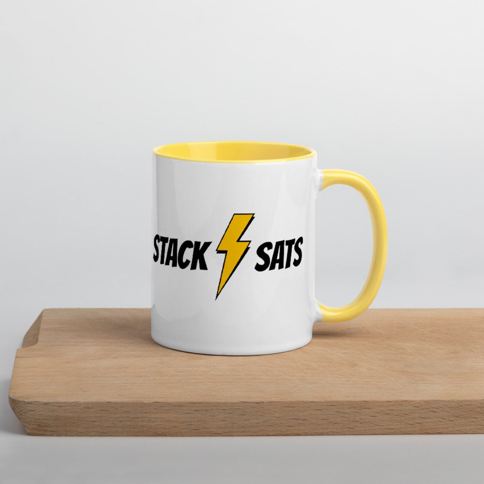 Stack Sats Bitcoin Lightning Network Mug - Etsy