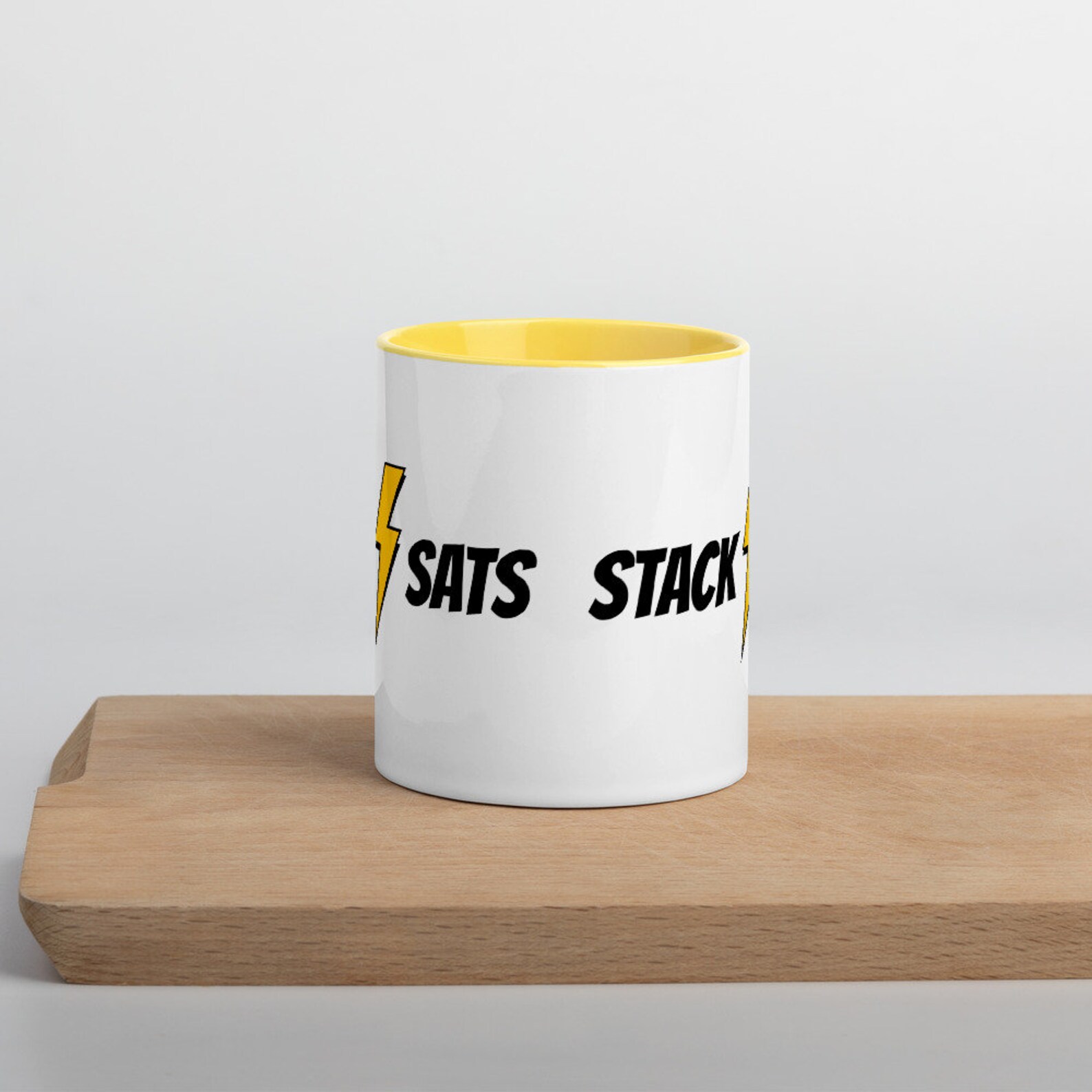 Stack Sats Bitcoin Lightning Network Mug - Etsy