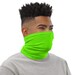 High Visibility Green Neck Gaiter Face Mask - Construction Hi-vis - Etsy