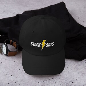Stack Sats Bitcoin Lightning Network Dad Hat - Etsy
