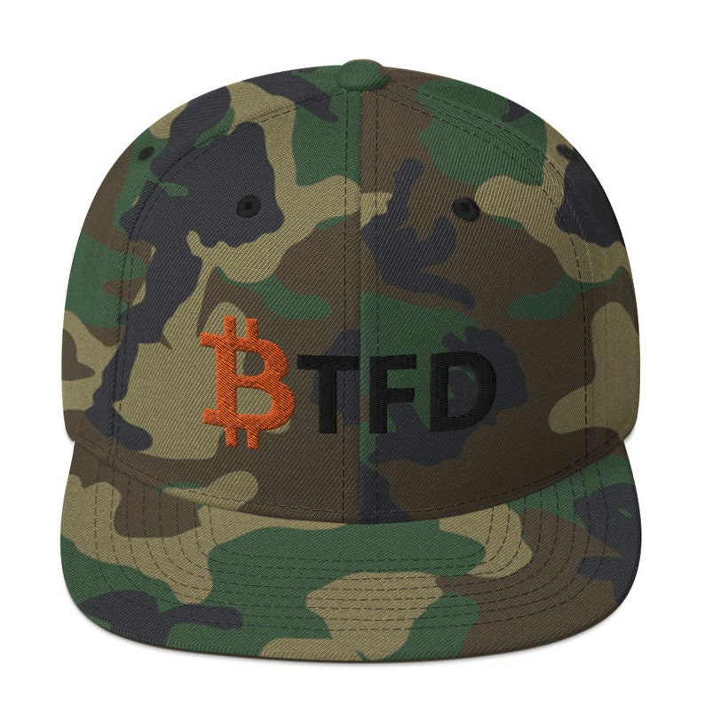 BTFD - Buy the Dip V2 - Bitcoin Snapback Hat - BTC - Etsy