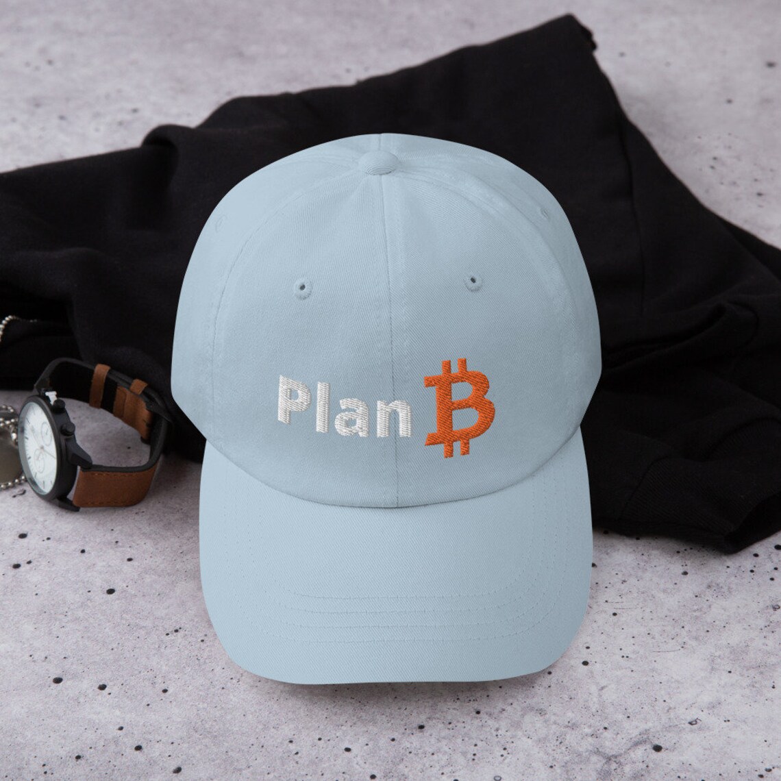 Plan B Bitcoin Dad Hat non-distressed - Etsy