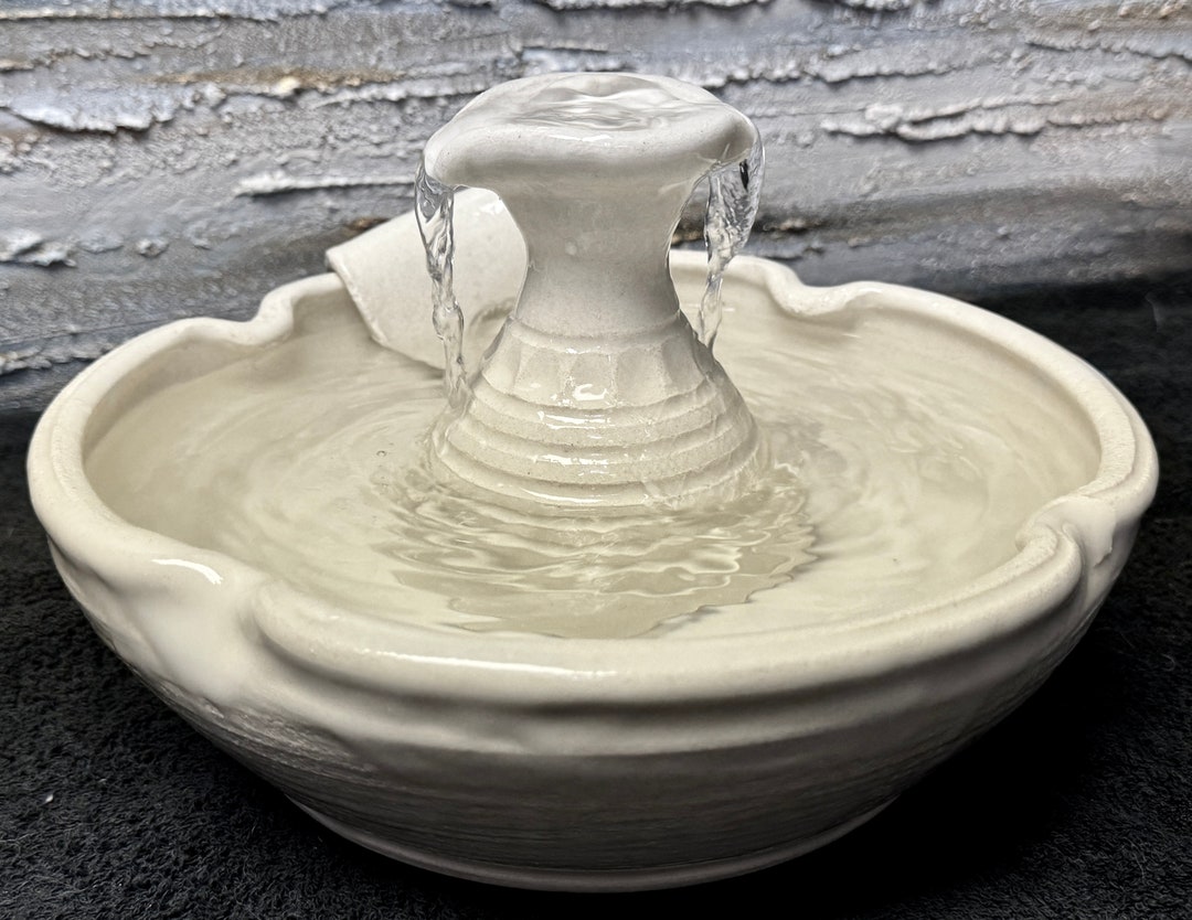 Ceramic Cat Fountain - Etsy