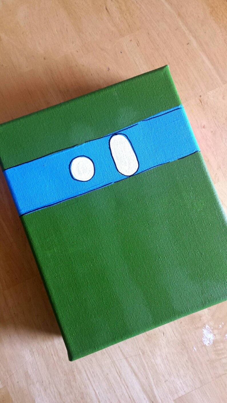 Ninja Turtle Set of 4 Canvas TMNT Decor Ninja Turtle Wall Art TMNT ...