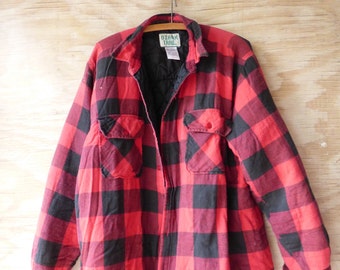 Grunge plaid shirt | Etsy