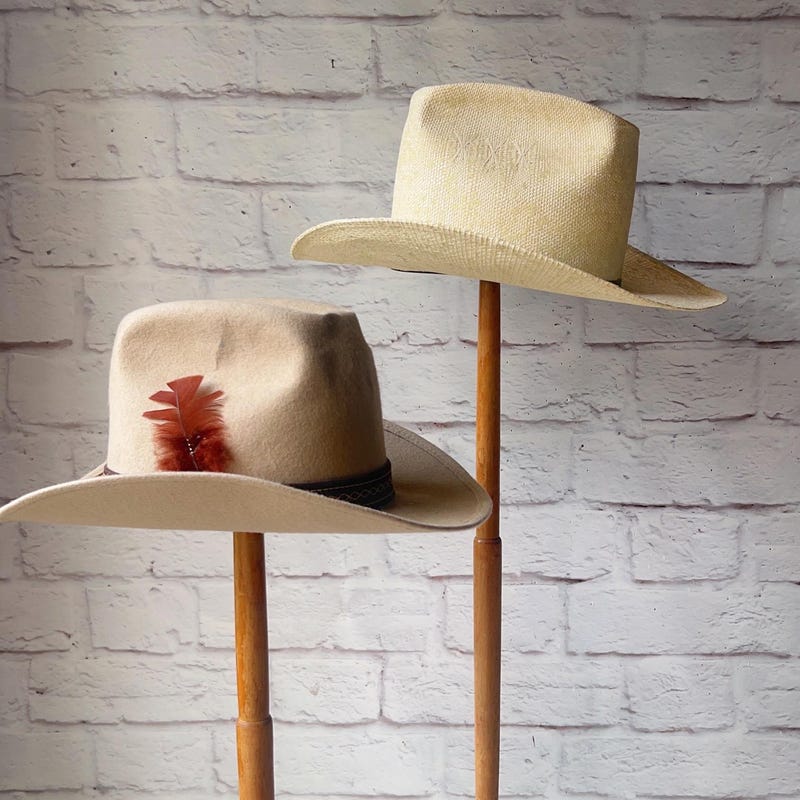 Vintage Cowboy Hat - Etsy