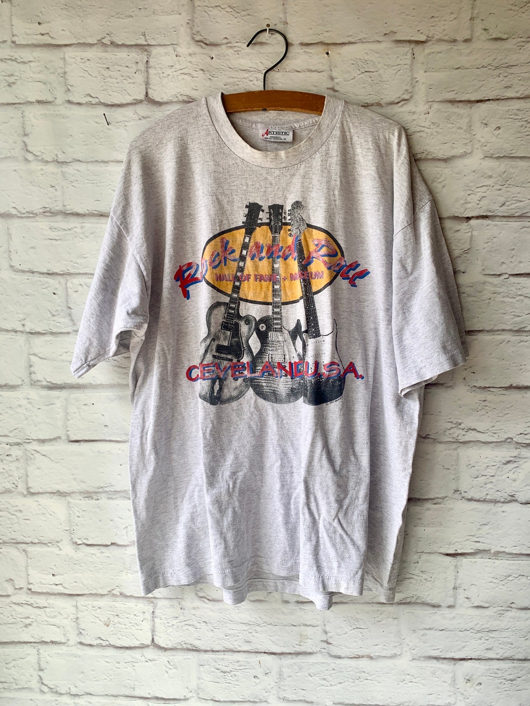 Vintage 1995 Rock and Roll Hall of Fame T Shirt Single Stitched Tee ...