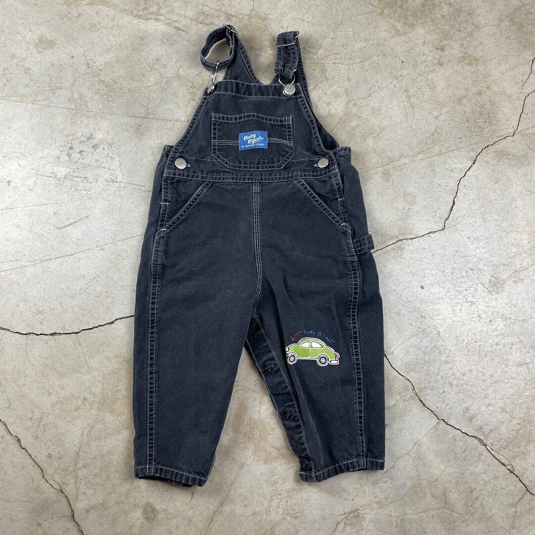 Vintage Children’s Baby B’gosh Overalls - Size 18 Months - Black ...