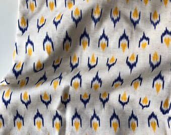 Ikat print fabric Fabric By the Yard Rayon flex fabric ikat | Etsy
