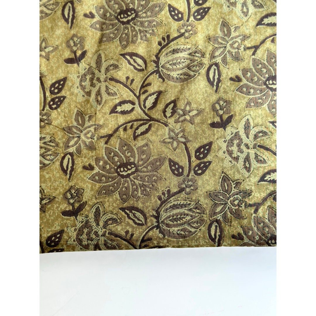 Large Floral Print Fabric Indian Fabric Printed Cotton Home - Etsy