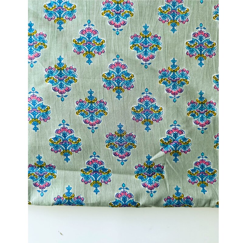Blue Green Fabric - Etsy