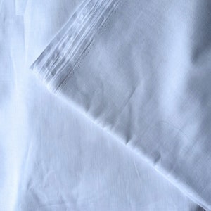 Sheer Gauze Muslin Fabric, Indian Cotton, White Fabric, 1 Yard Cuts ...