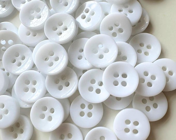 Coconut Shell Buttons, Wooden Buttons, Natural Buttons, 12mm Buttons ...