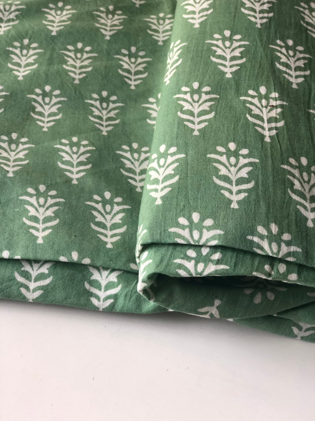 Indian Block Print Indian Cotton Hand Stamped Printing by - Etsy